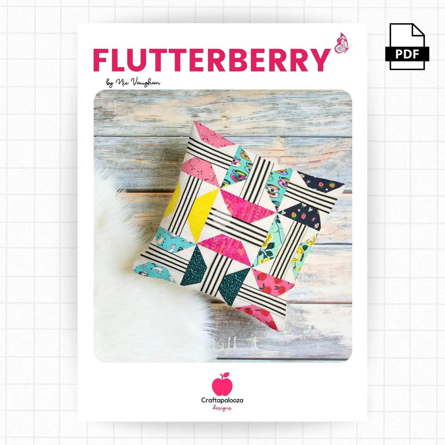 Flutterberry: PDF Pattern - Craftapalooza Designs